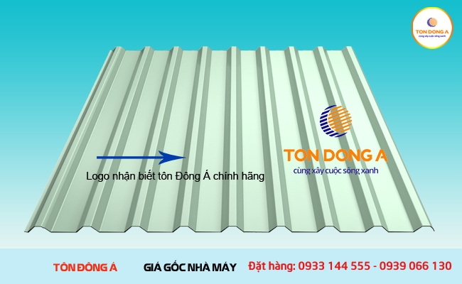 Bảng giá tôn Đông Á ( tôn lạnh, tôn cách nhiệt) mới nhất 2021